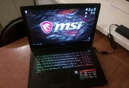 17.3" MSI GP72M 7RDX-1022XRU