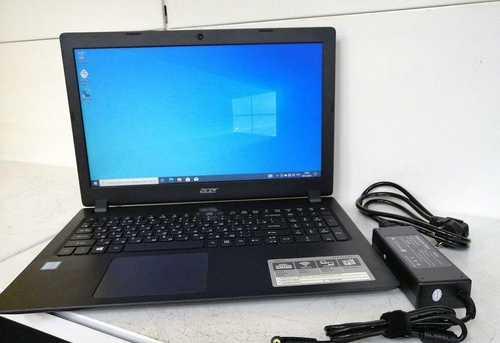 Ноутбук Acer Aspire 3 Core i5-7200U/4Gb/SSD256/int