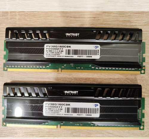 Оперативная память Patriot Viper ddr3 8 gb