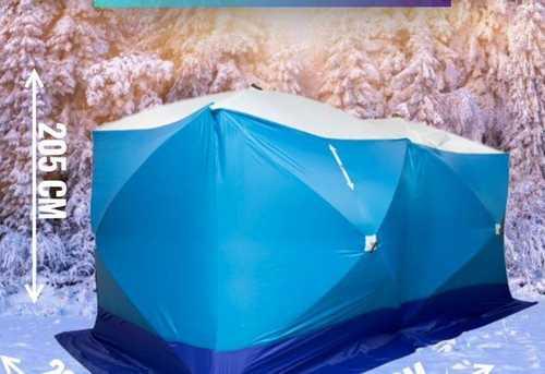 Палатка для зимней рыбалки "Стэк" Дубль-3Т трехсло