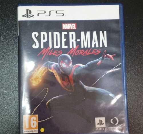 Диски на ps5 spider man miles Morales