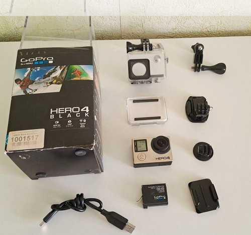 Экшн камера gopro hero black 4