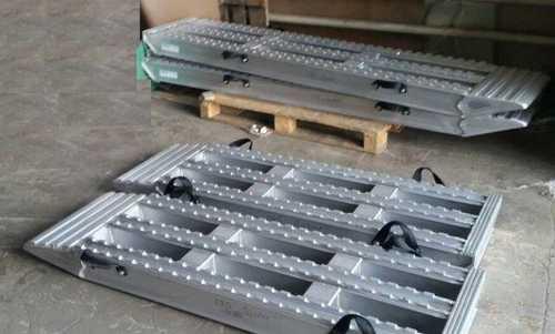 Алюминиевые аппарели 32000 кг на прицеп-трал и тп