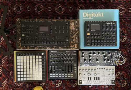 Moog, digitakt, octatrack, launchpad, behringer