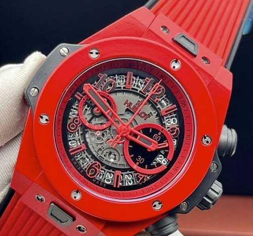 Мужские наручные часы Hublot Unico Red