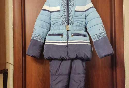 Зимний костюм для девочки 122 kiko