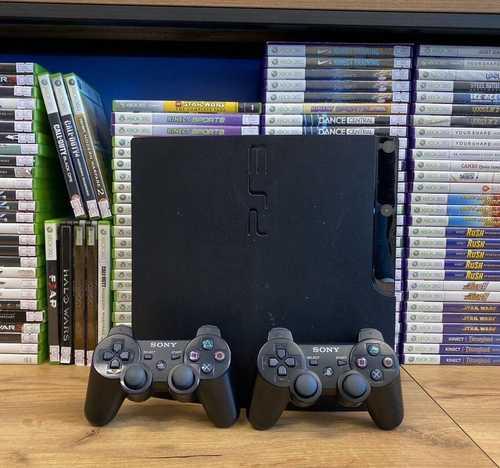 Sony PS3 Slim 250GB Прошитая   Куча игр