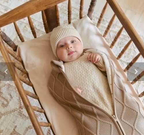 Кокон для новорожденных loomknits 50-56