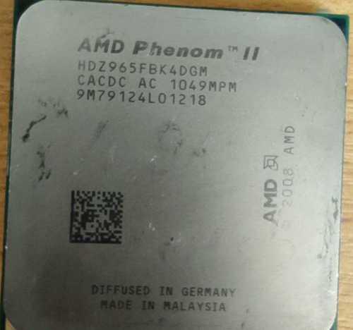 Amd phenom ii x4 965 black edition