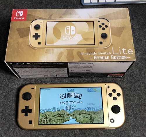 Новая прошитая Nintendo switch lite Hyrule