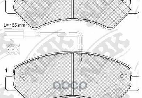 Колодки пер. citroen jumper/fiat ducato/peugeot