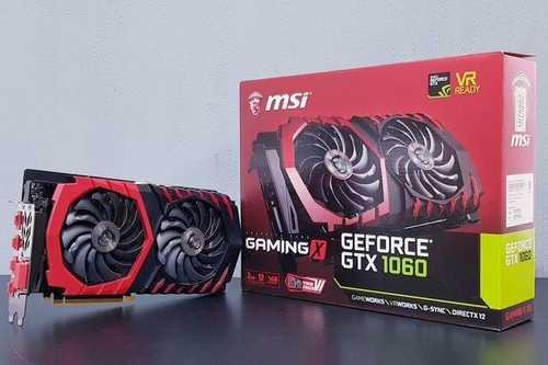 Видеокарта MSI GeForce GTX 1060 gaming X