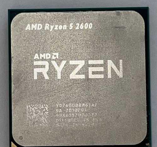 Процессор AMD ryzen 5 2600 (6 ядер)
