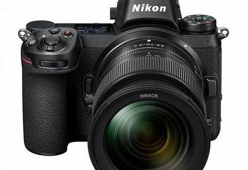 Новая камера Nikon Z7 + объектив 24–70 мм EU