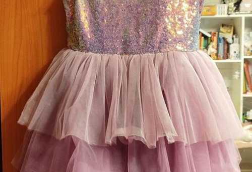 Платье для девочки нарядное размер 152