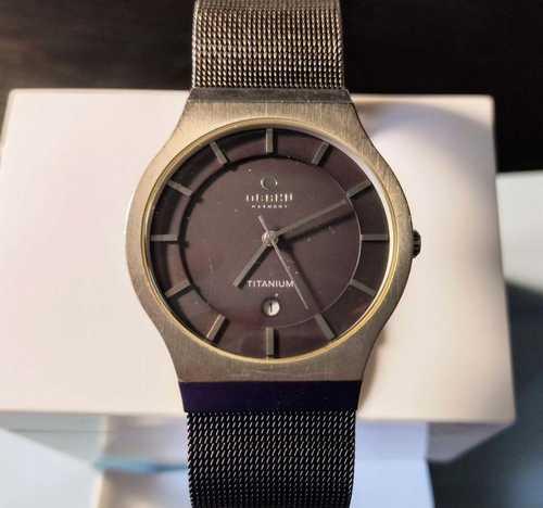 Наручные часы Obaku Titanium ремонт кварцевые