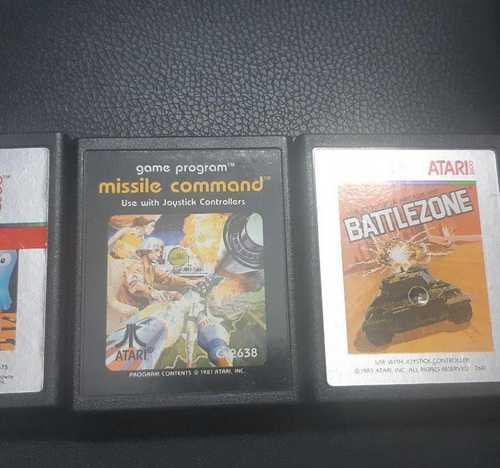 Картриджи Atari 3 штуки. Цена за все