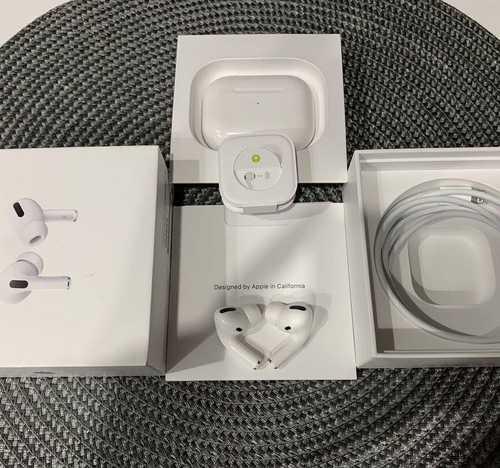 Наушники airpods pro with wireless charging case