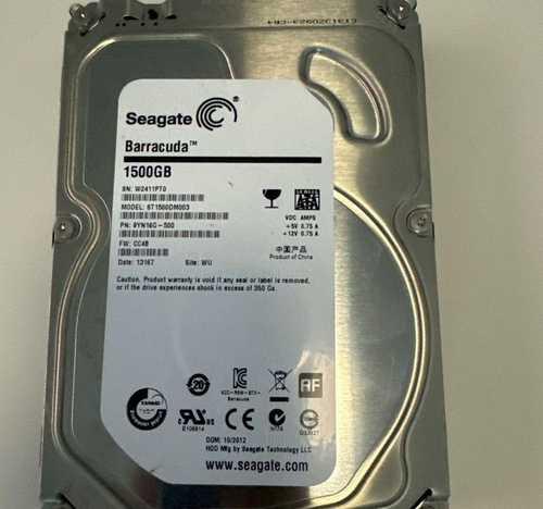 Hdd 1.5 tb seagate
