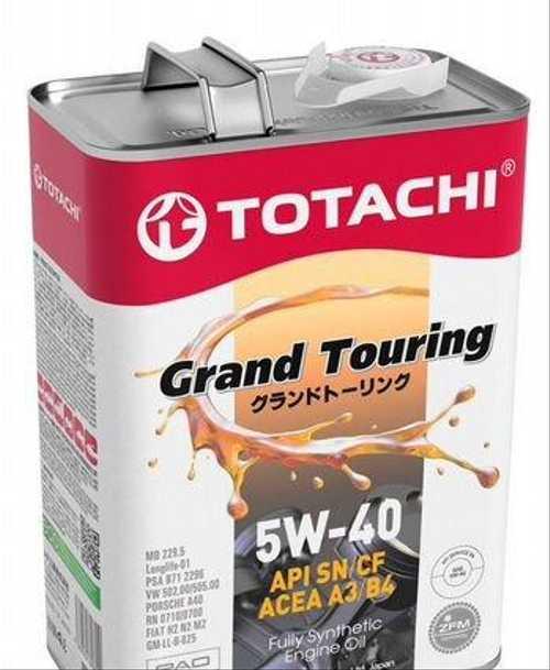 Масло моторное totachi Grand Touring SN 5W-40 4 л