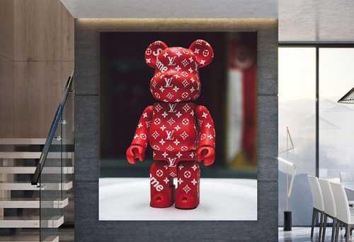 Интерьерные картины "Kaws" и "Bearbrick"