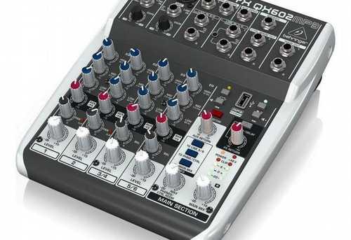 Behringer xenyx qx602mp3 микшер новый