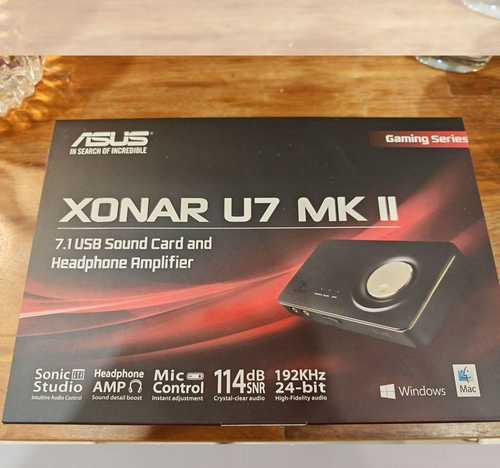 Звуковая карта asus xonar u7 mkii