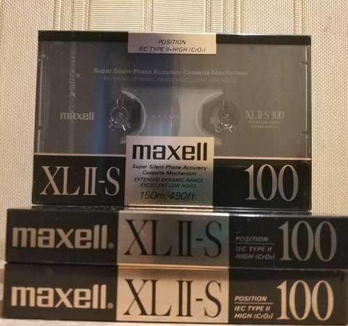 Аудиокассеты Maxell XLll-S 100