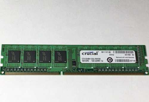 Оперативная память 4 Gb Crucial DDR3