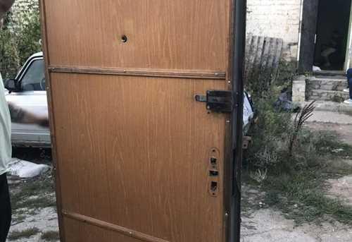 Дверь входная металлическая уличная бу