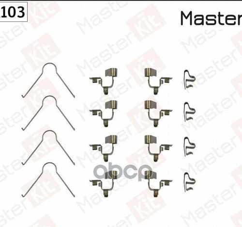 Комплект установочный колодок toyota corolla 87