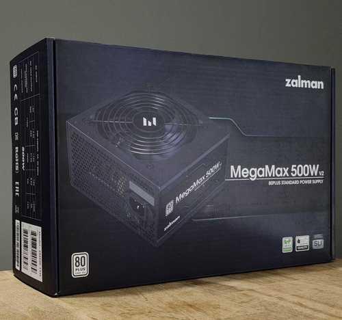 Новый блок питания Zalman MegaMax 500W 80 