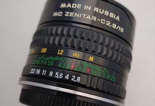 Объектив Zenitar 16mm F 2,8 для Canon б/у