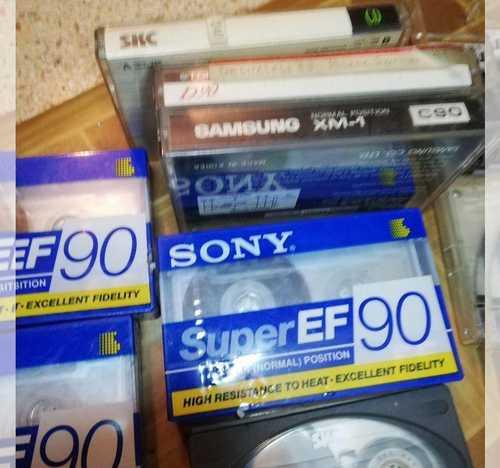 Аудиокассета sony super ef 90