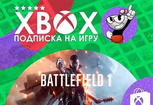 Подписка для Xbox на игру Battlefield 1