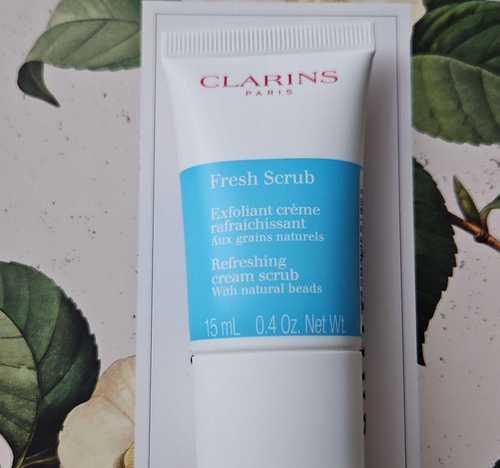 Clarins fresh scrub освежающий отшелушивающий крем