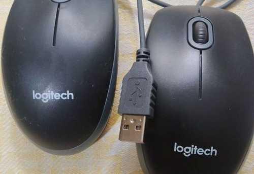 Мышь компьютерная проводная Logitech