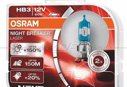 Лампа галогенная osram HB3 Night Breaker Laser 12V