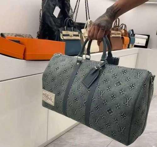 Дорожная сумка louis vuitton джинс