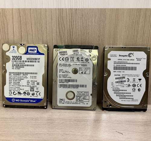 HDD жесткие диски 2,5 для ноутбуков 320гб