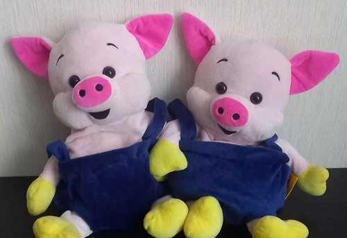 Мягкая игрушка-мешок для детского подарка Свинка
