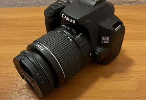 Зеркальный фотоаппарат без пробега Canon EOS 250d