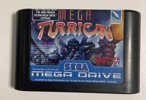 Картридж Mega Turrican Sega Mega Drive