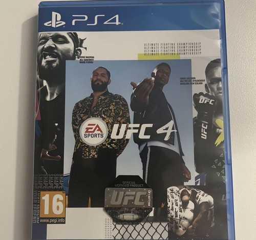 Диск UFC 4 ps4