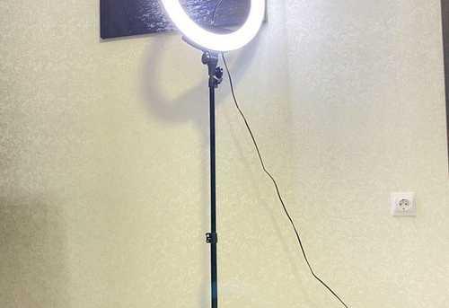 Кольцевая лампа 45 см, со штативом