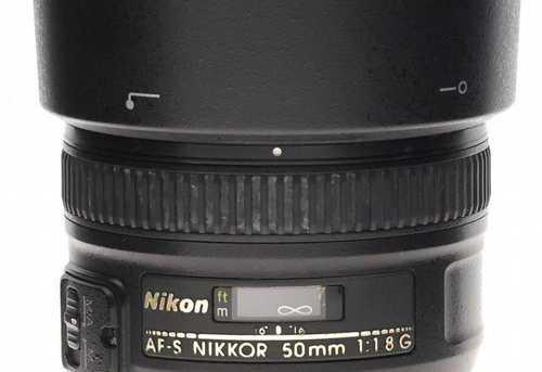 Объектив Nikon 50mm f/1.8G AF-S Nikkor S/N 3240652