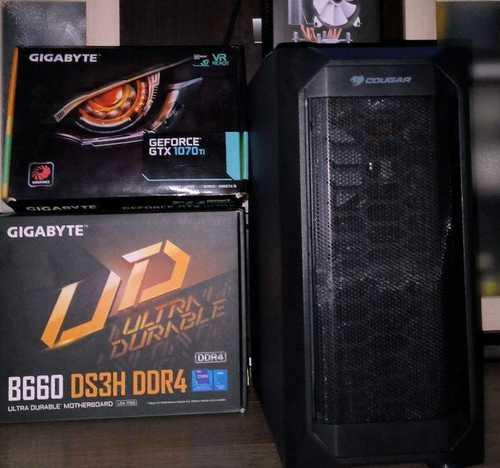 Игровой пк 12100+1070ti