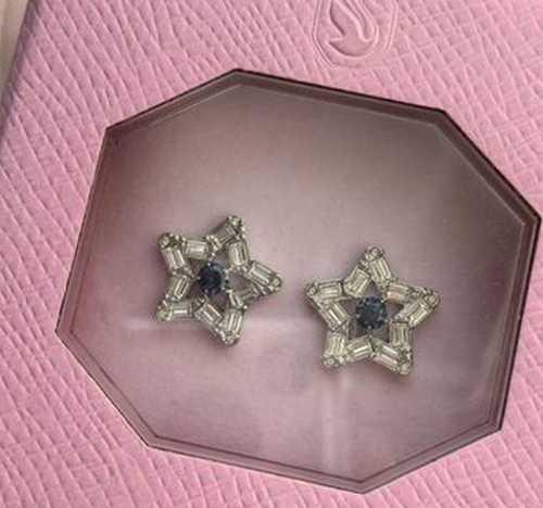 Swarovski Stella серьги пусеты оригинал