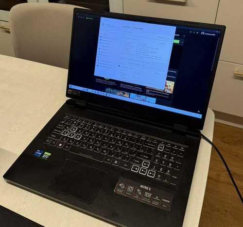 Acer Nitro, 3070ti, i7-12700h, 16 GB озу, 1024GB