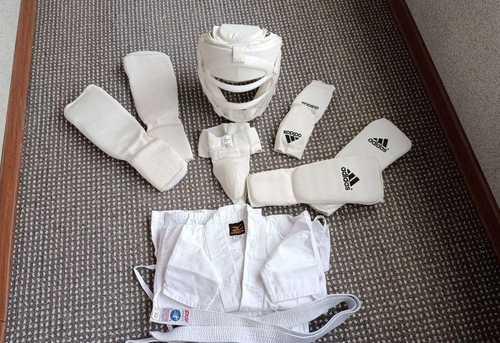 Комплект защиты (футы, кимоно, ракушка, шлем и тд)